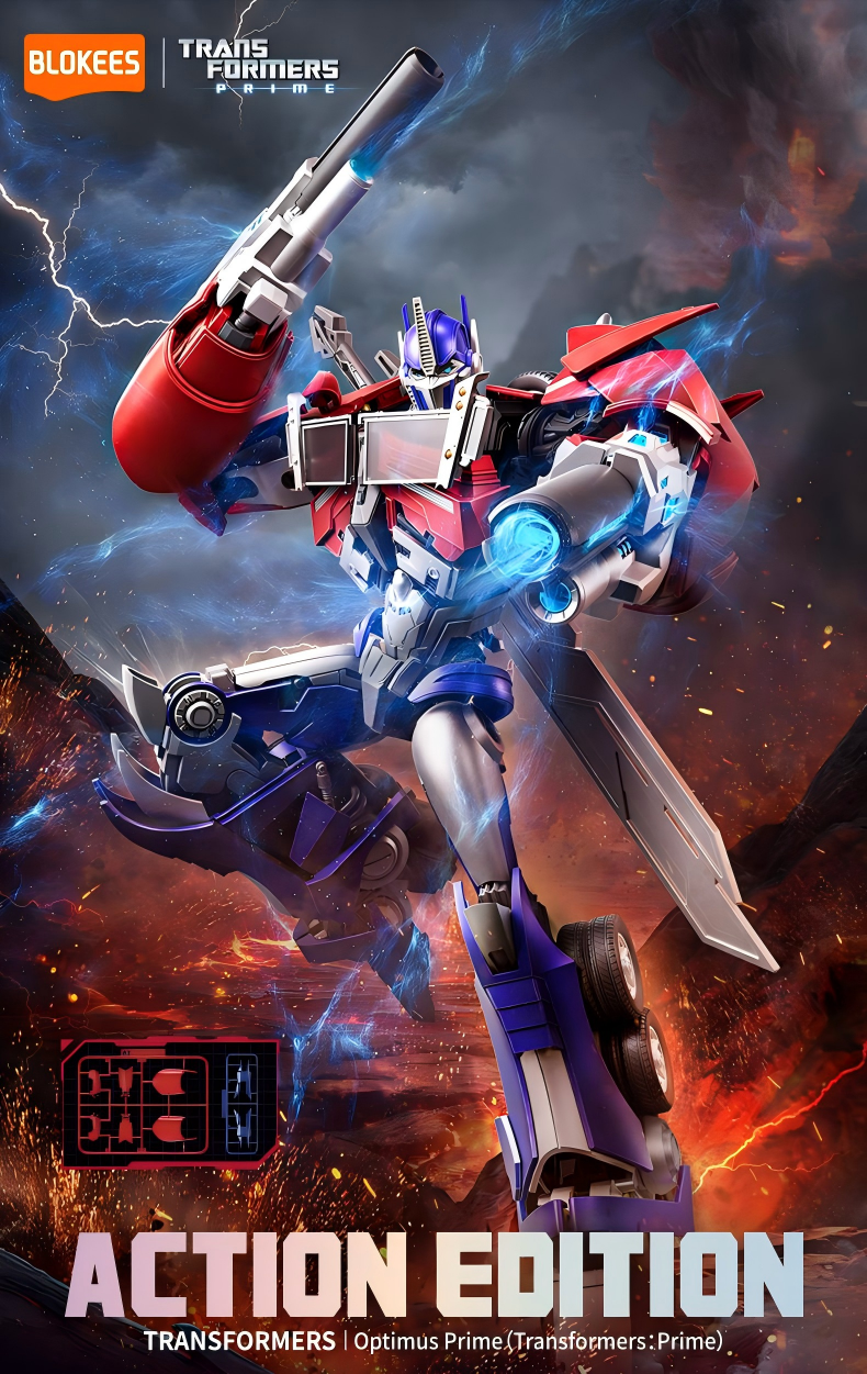 【New Launch】BLOKEES Transformers Action Edition 06 Figure Optimus Prime ...