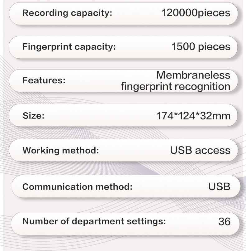 Deli Fingerprint Biometric Machine 2.4'/2.8'TFT Screen Biometric ...
