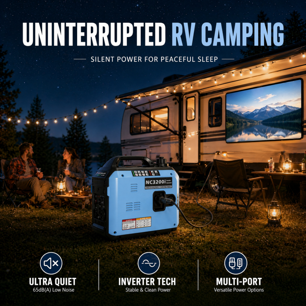 【Energy-saving】PowMr 3KW Portable Inverter Generator Pure Sine Wave ...
