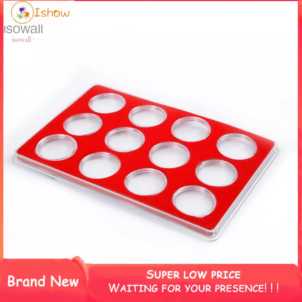 Coin Collection Case Commemorative Protection Square Box Display ...