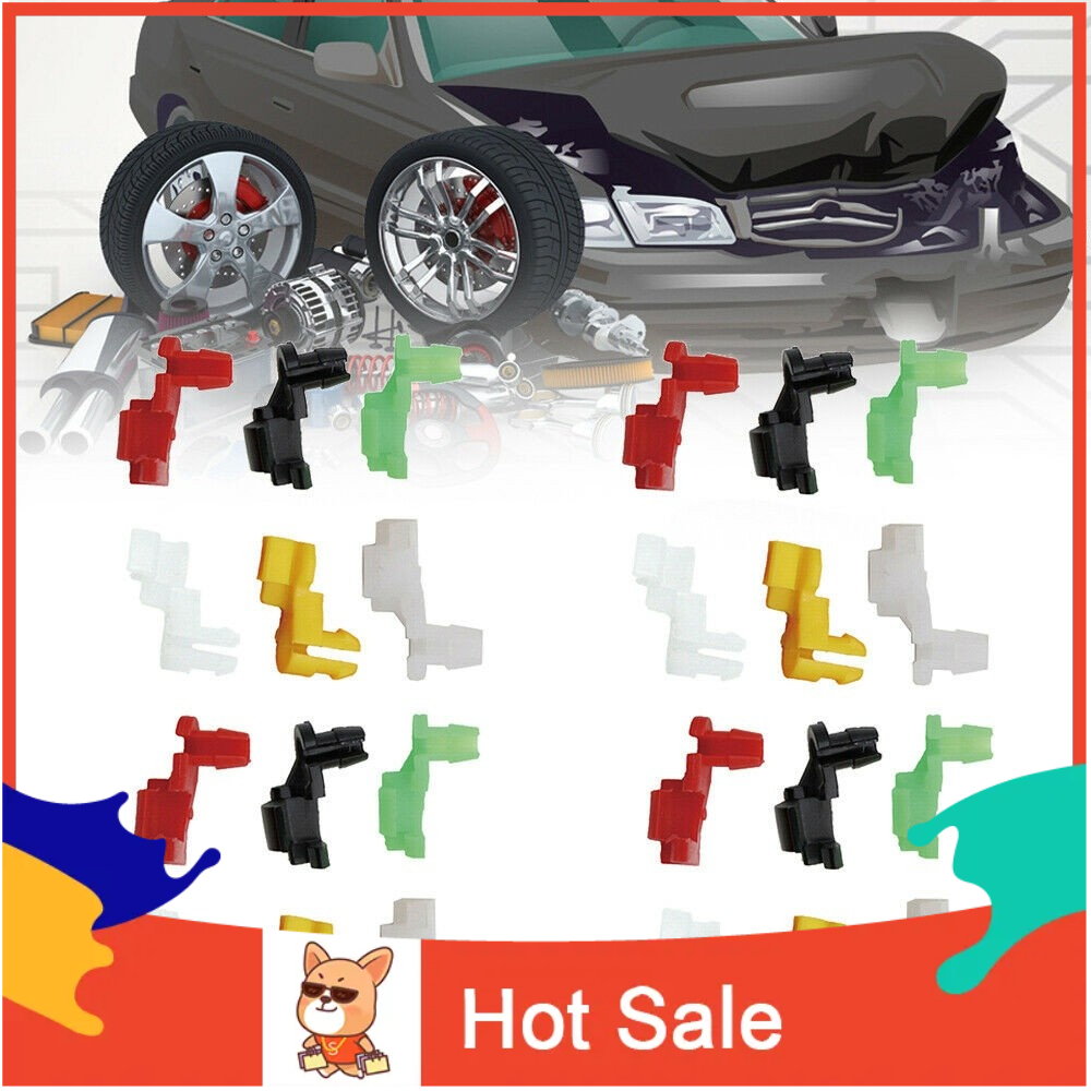 Fastener Clip 24pcs Accessories Car Door Lock Rod Parts Plastic ...