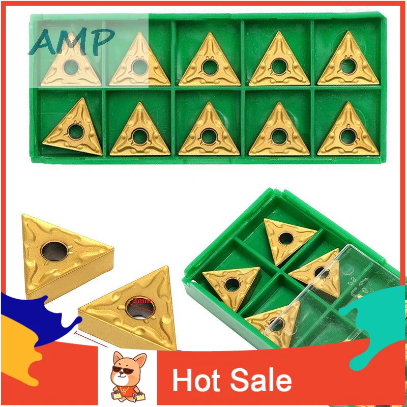 Replaces HIGH QUALITY Lathe Cutting Tools Triangular Carbide Kit Tips ...