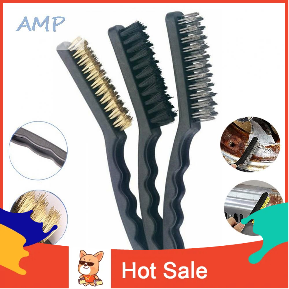 1*Mini Wire Brush Brass/Nylon/Steel Brushes Rust Remover Cleaning ...