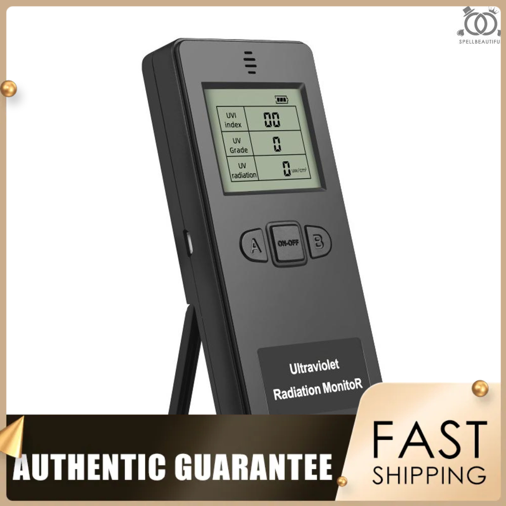 Portable Digital Ultraviolet Radiation Detector Ultraviolet UVI Meter ...