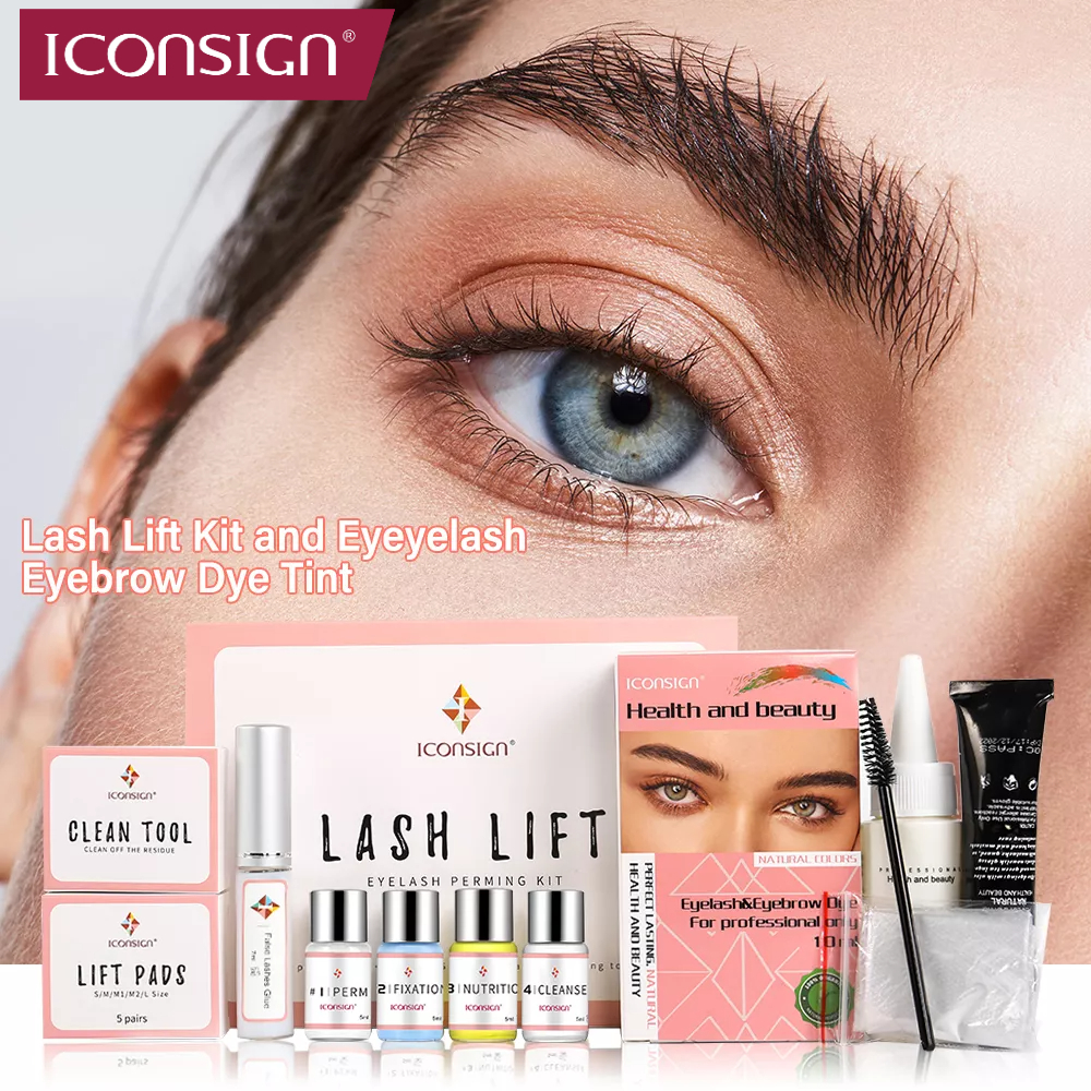 ICONSIGN Lash Lift Kit Eyelash Eyebrow Dye Tint Version Lifting Eyelash ...