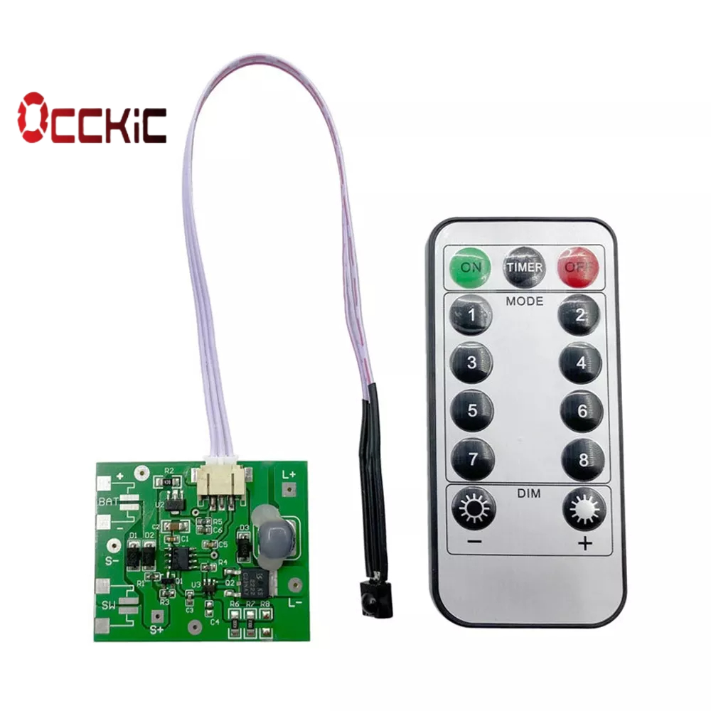Occkic Solar Lamp Controller Solar Charging Module 3.7V 7.4V11.1V ...