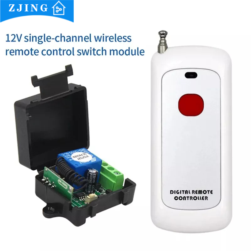 DC12V Wireless Remote Controller Switch 10A Universal Relay Receiver ...