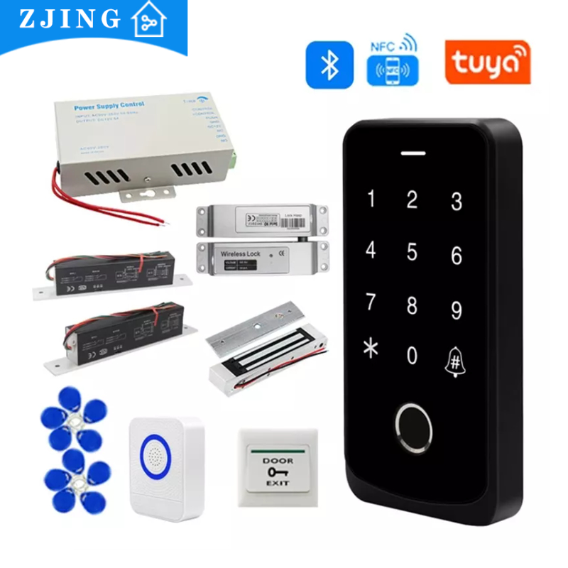 Garage Door Opener Motor Kit Fingerprint Access Controller Bluetooth ...