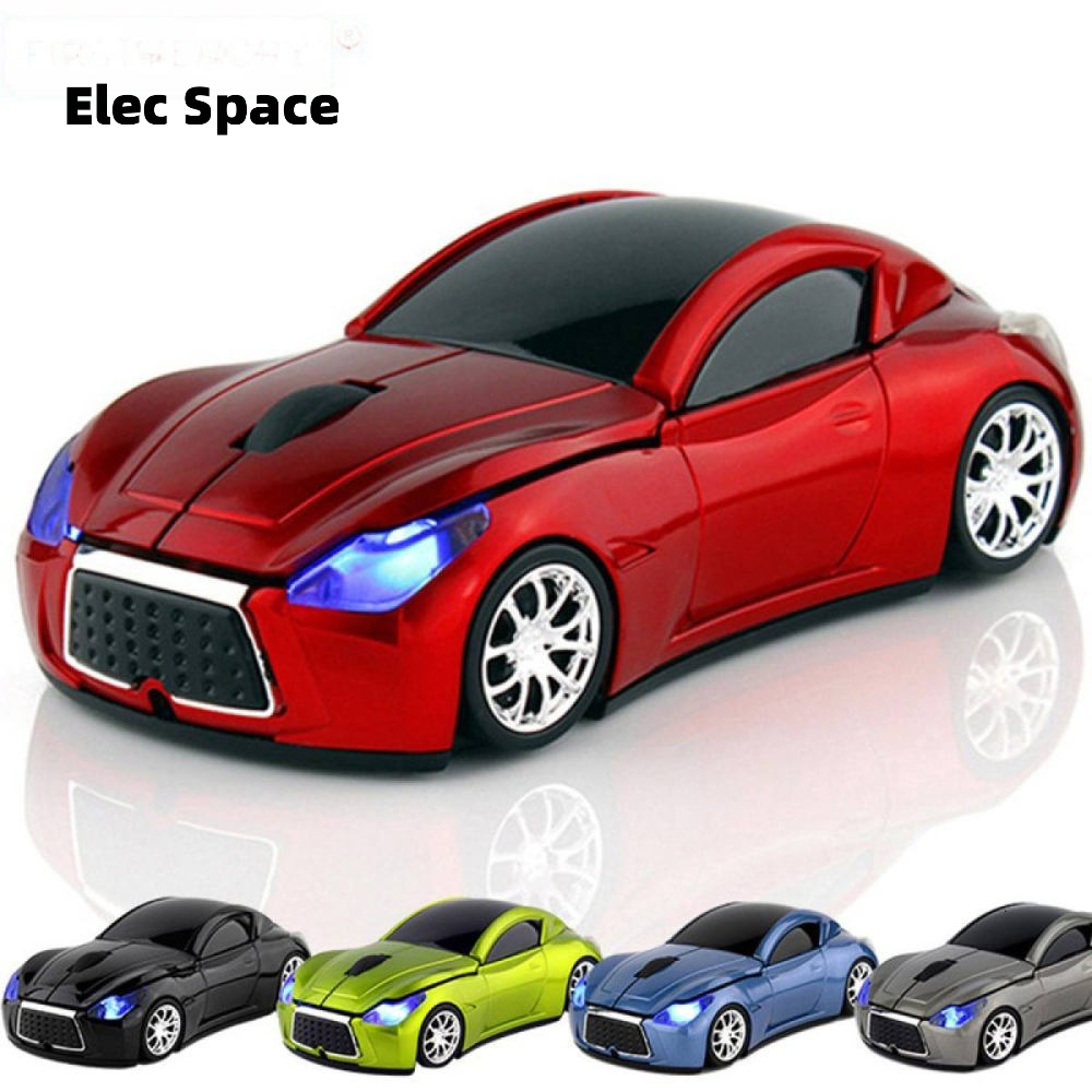 Elec Space 3D Wireless Car Mouse Racing Car Shaped Computer Mouse 2.4G ...