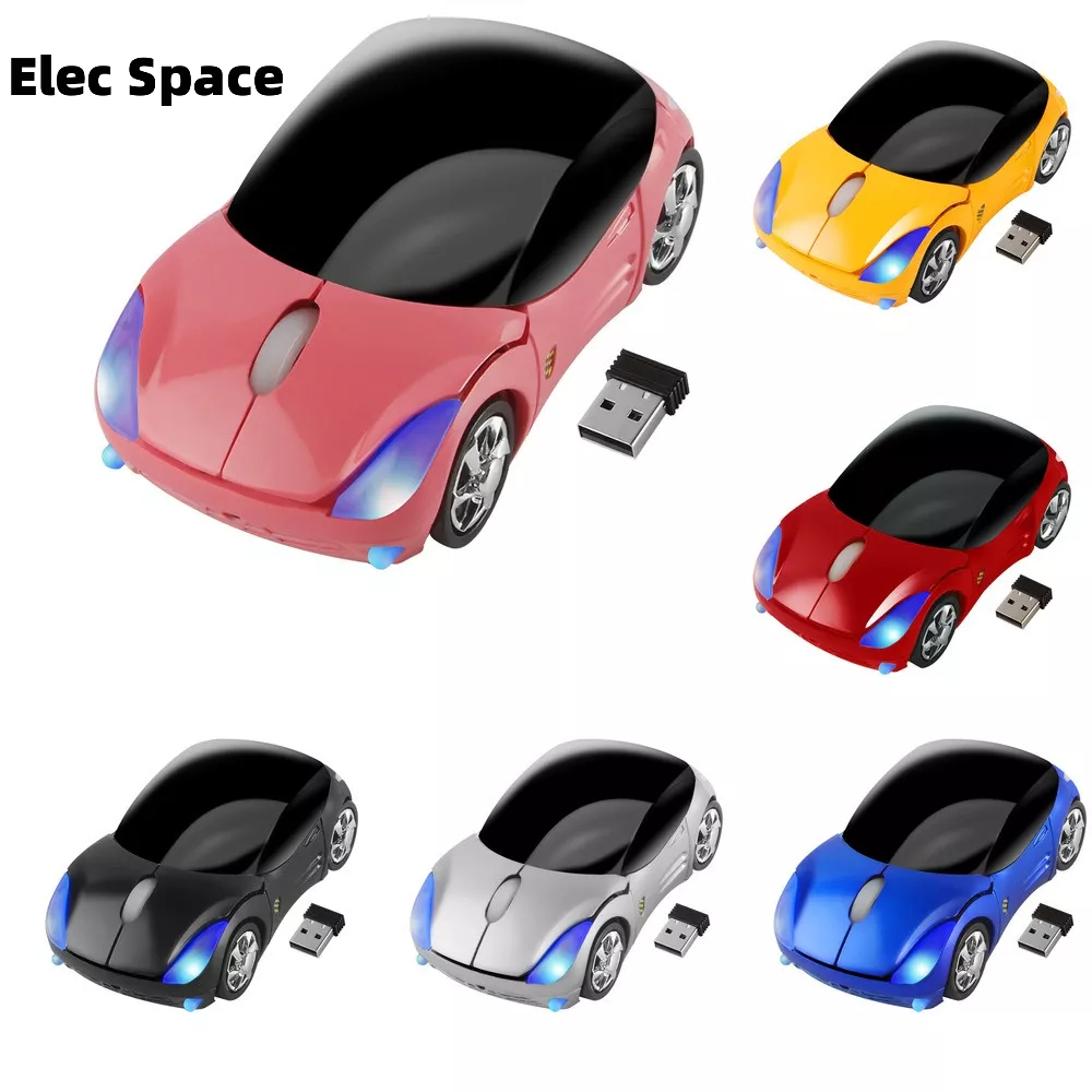 Elec Space 2.4GHz Wireless Car Mouse Cool 3D Sport Car Shape Ergonomic ...
