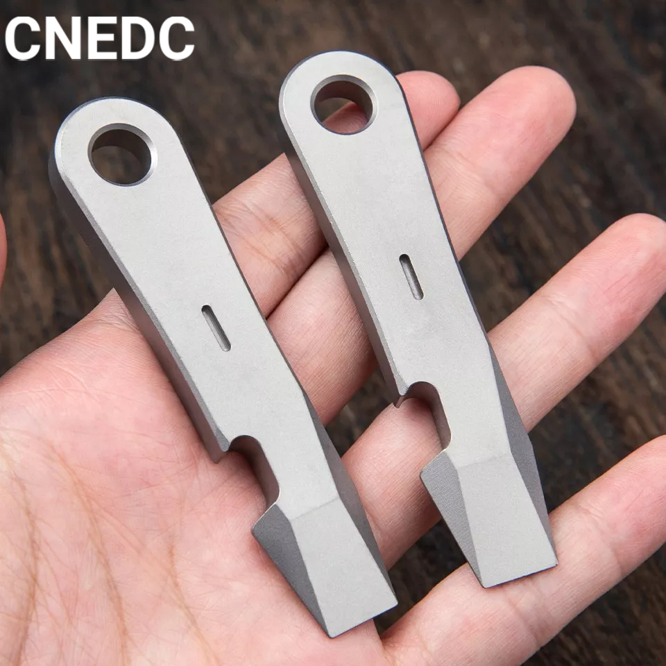 CNEDC Titanium Alloy Mini Crowbar Portable EDC Tool Bottle Opener ...