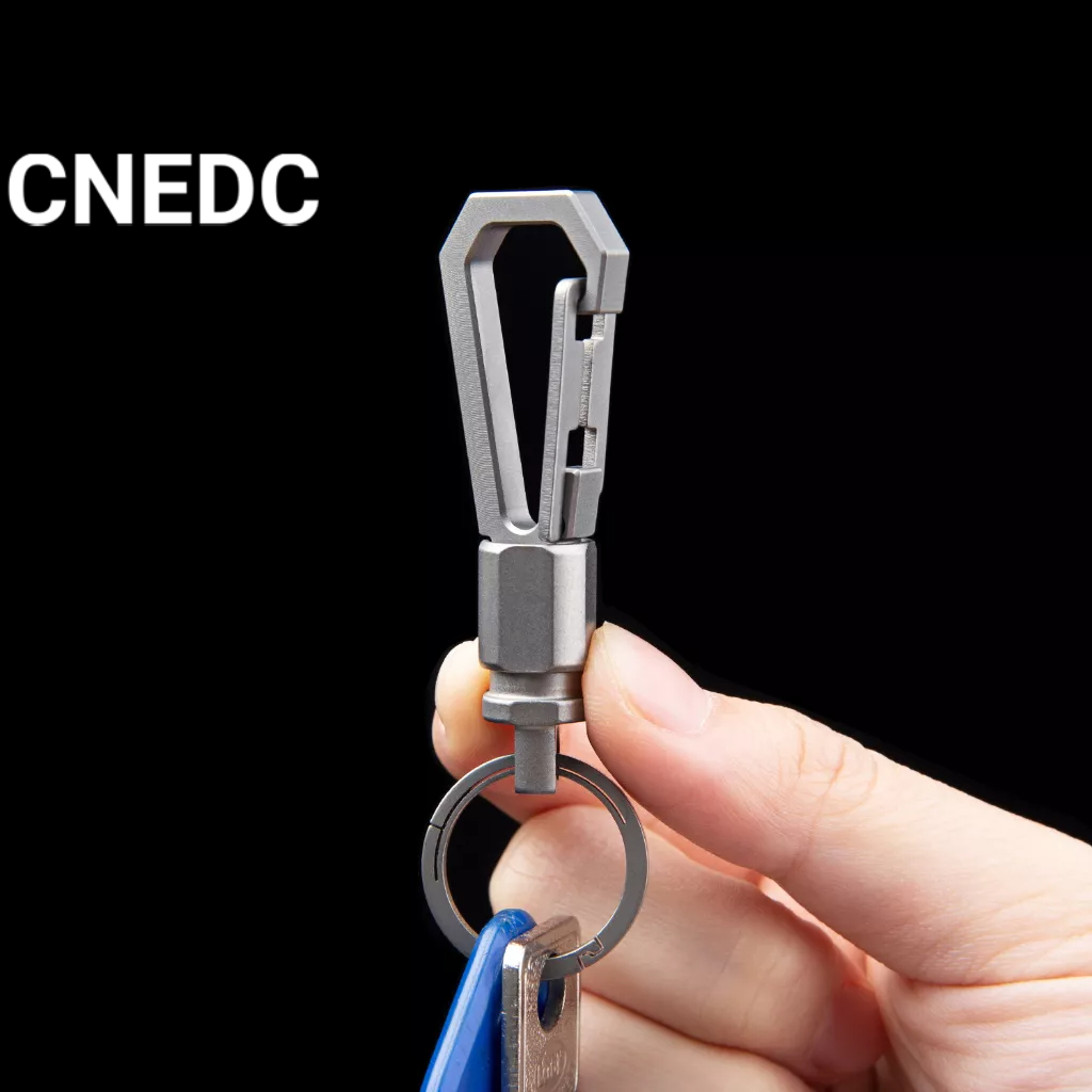 CNEDC Titanium Alloy Keychain Quick Release Dual Quick Release Tool ...