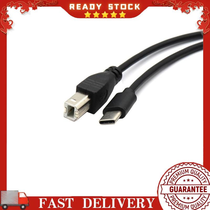 3.2Ft Type C /Micro Usb Male To Usb B Type Male Data Otg Cable Printer ...