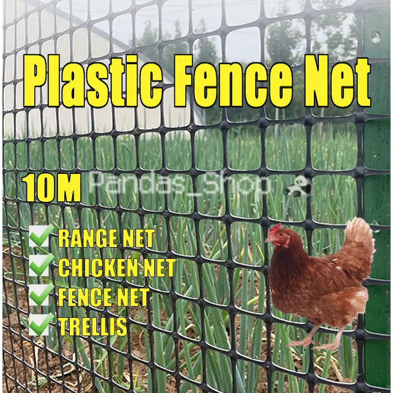 10Metre Plastic Fence Net Chicken Net Outdoor Net Orchard Protective ...