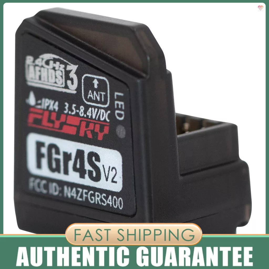 (mwa2ph)Flysky FGR4S V2 Receiver AFHDS 3 Built-in Single-Antenna ...