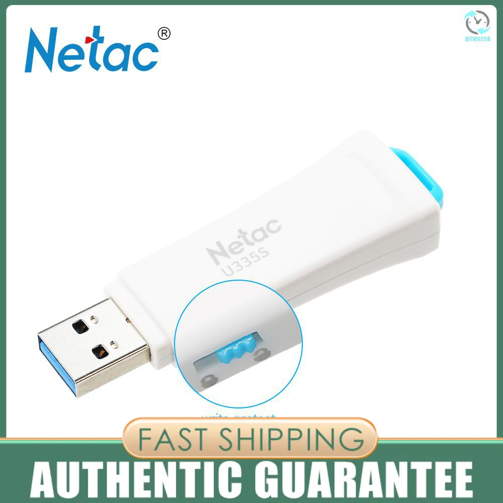 Netac U335S 128GB Write Protect USB3.0 Flash Drive Memory Stick USB ...