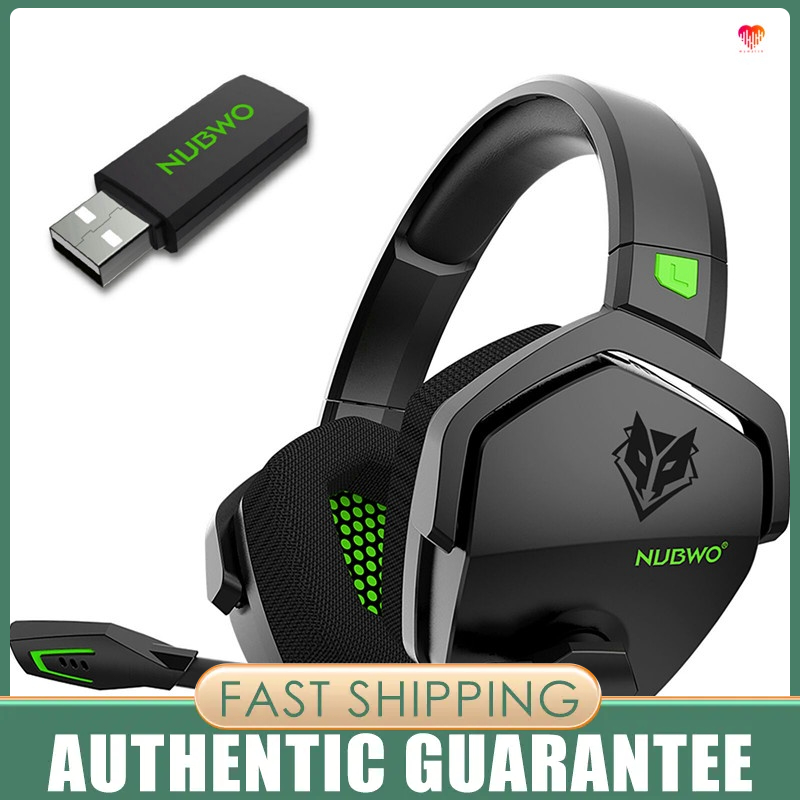 original NUBWO G06 Wireless Gaming Headset for PS5 PS4 PC Laptop Noise ...