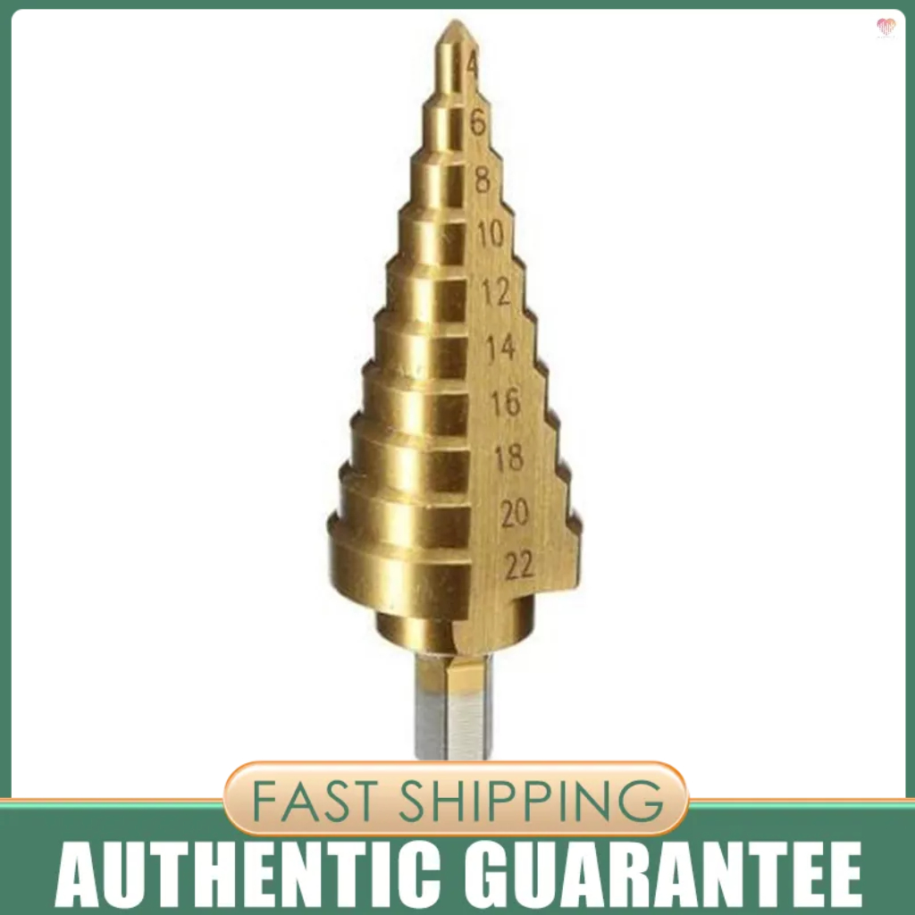 (mwa2ph)1Pc High-speed Steel Step Cone Dril Bit 4-22MM HSS Hexagonal ...