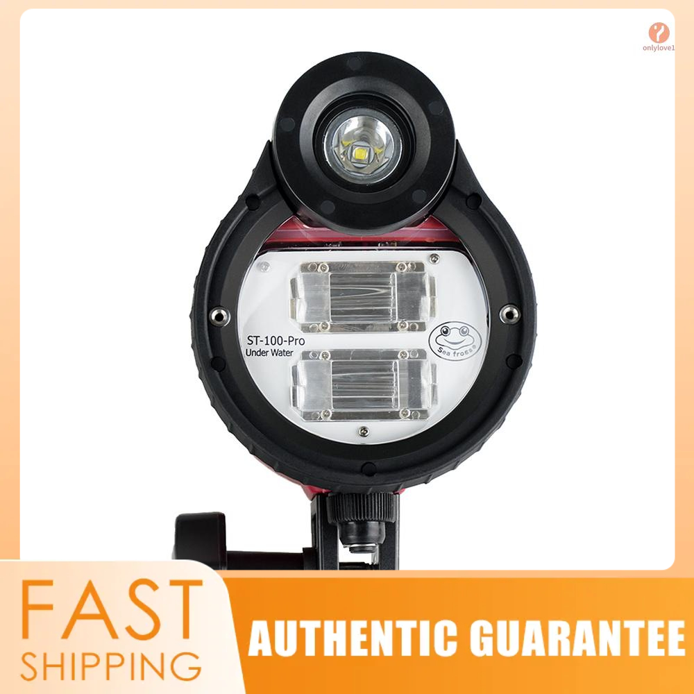 【Ready Stock】Sea frogs ST-100-Pro Flash Strobe Diving Light Waterproof ...