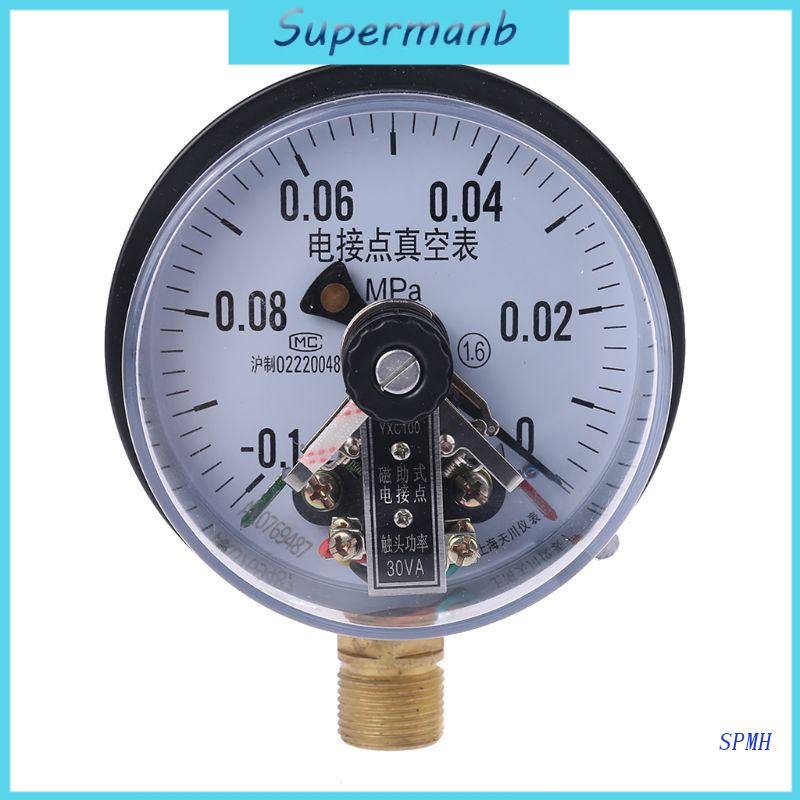 Super YXC-100 4'' -0.1MPa 30VA Electric Contact Vacuum Pressure Gauge Water Pump Pressure ...