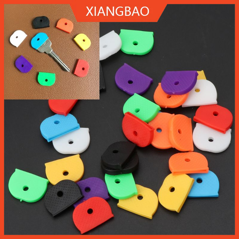 32Pcs Key Cap Tags Label ID Silicone Coding Color Key Identifier Cover ...