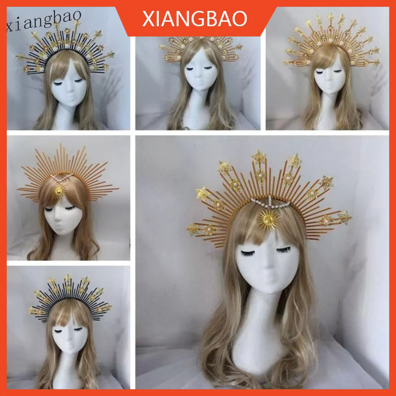 xiangbao DIY Tiaras Crowns Pageant Prom Angel Headband Bachelorette ...