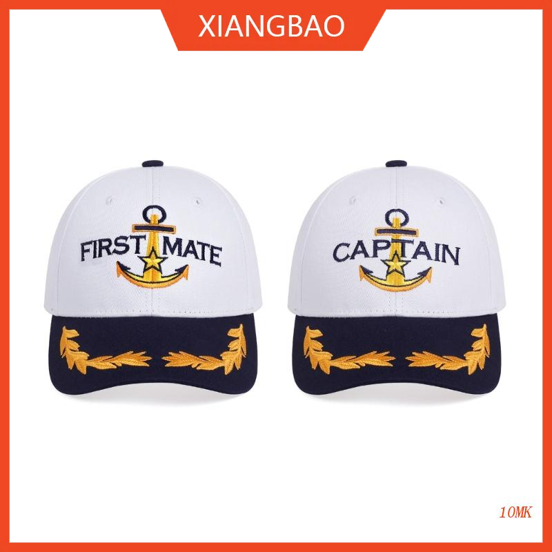 xiangbao Unisex Adult Sailor Captain Hat For Woman Man Navy Style Hat ...