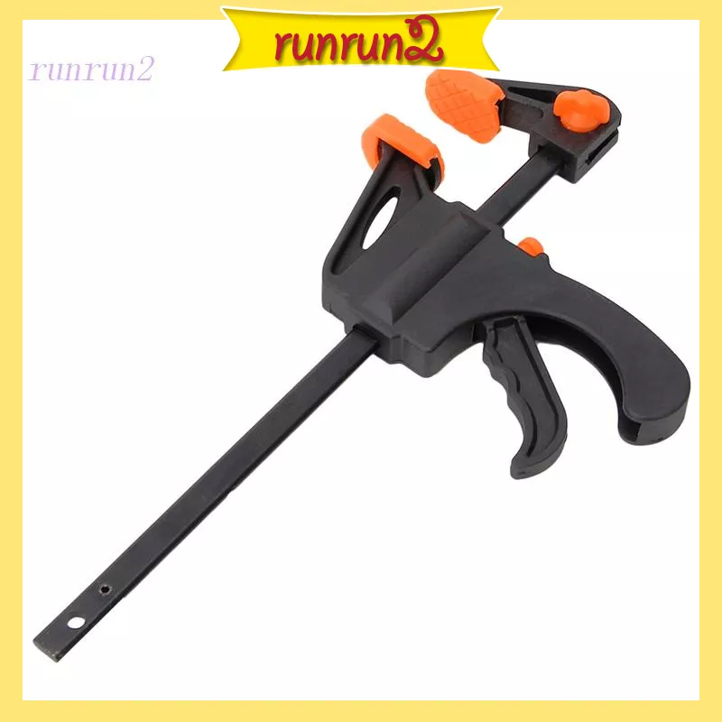 RUN 4 Inch Wood-Working Bar Clamp Quick Ratchet Release Speed Squeeze ...