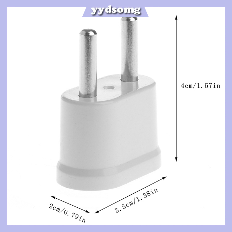 blg US to EU AC Power Travel Adapter Convert AC Plug from US 2-flat ...