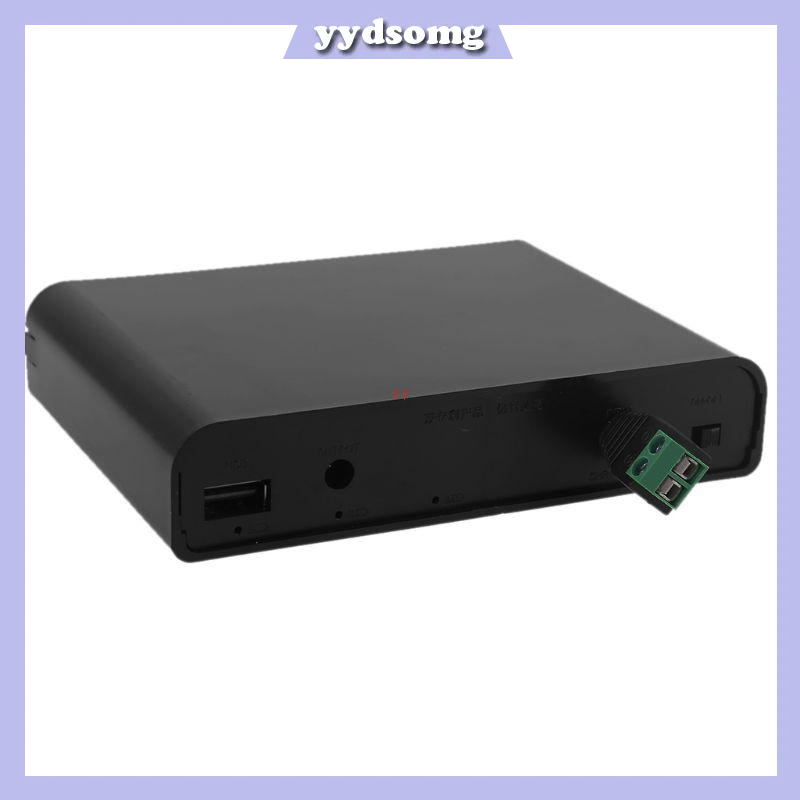 YY USB DC 12V Output 6x 18650 Batteries UPS DIY Power Bank Box Charger for Cellphone WiFi Router ...