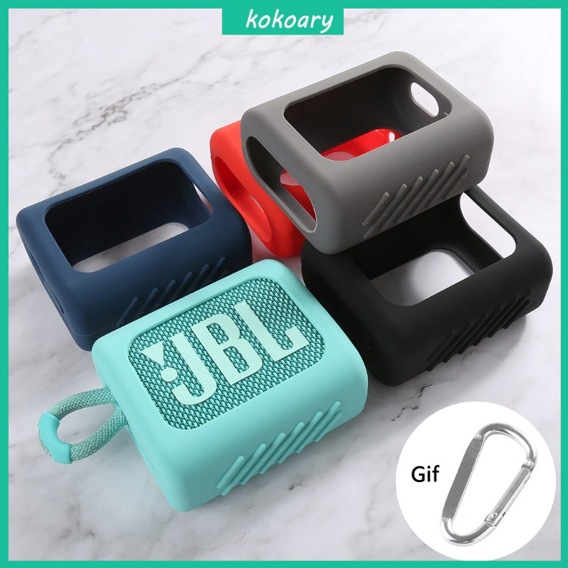 KOKO Silicone Case Protective Cover Speaker Case for-JBL GO 3 GO3 ...