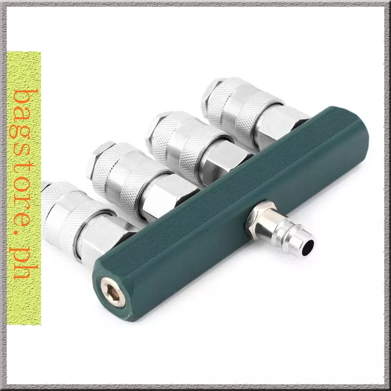 BST Upgraded 4-Way Straight Air Manifold Splitter Line Type Air ...