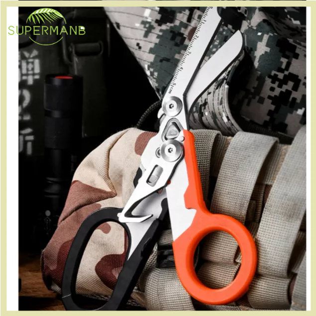 SPMH Raptor Scissors Tool Stainless Steel Foldable Trauma Shears with ...