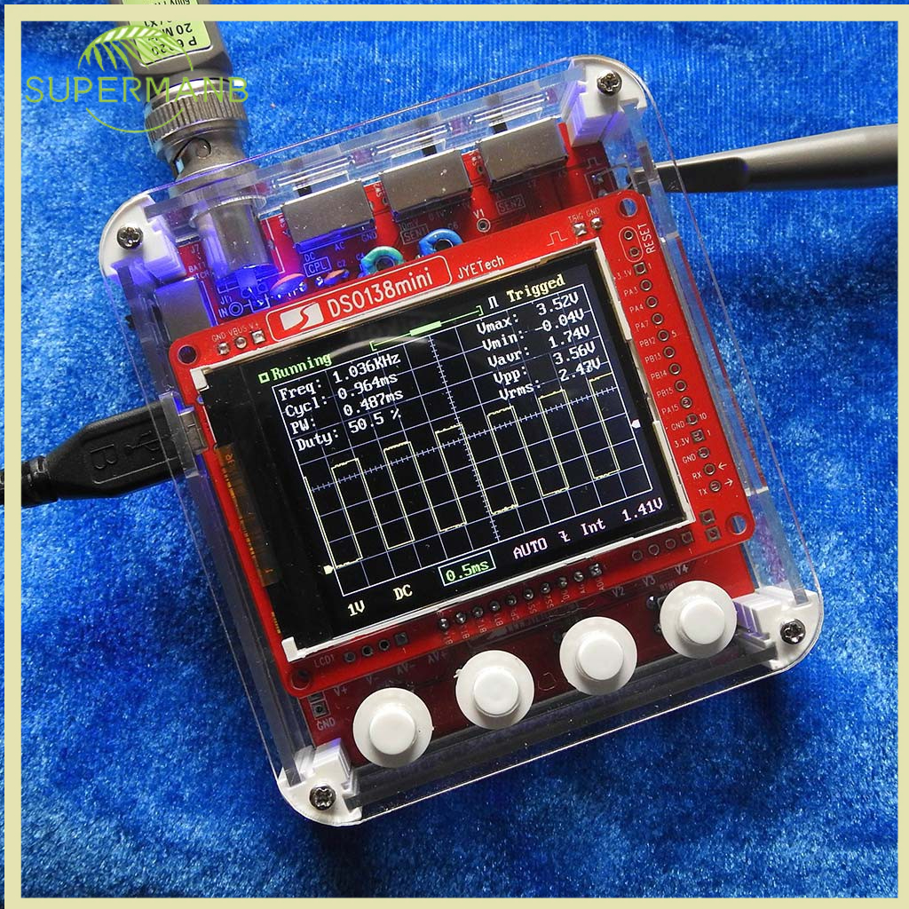 DSO138 Mini Digital Oscilloscope DIY Acrylic Case | Shopee Philippines