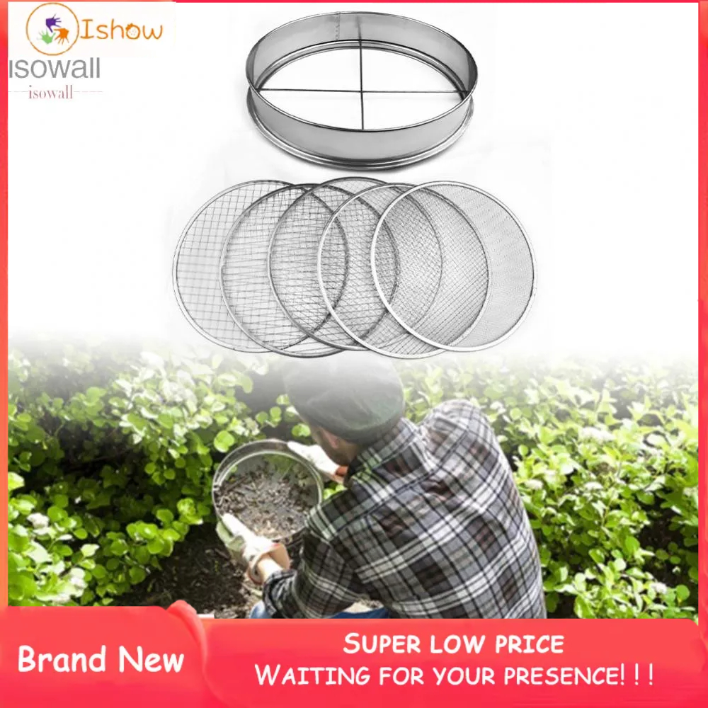 Professional Grade Stainless Steel Soil Sieve Set for Optimal Gardening ...