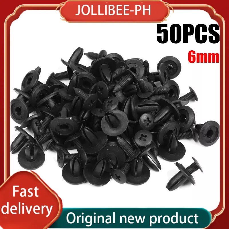 Fastener clips Plastic Fixing Hole Hood Rivets 50pcs Accessory Closure ...