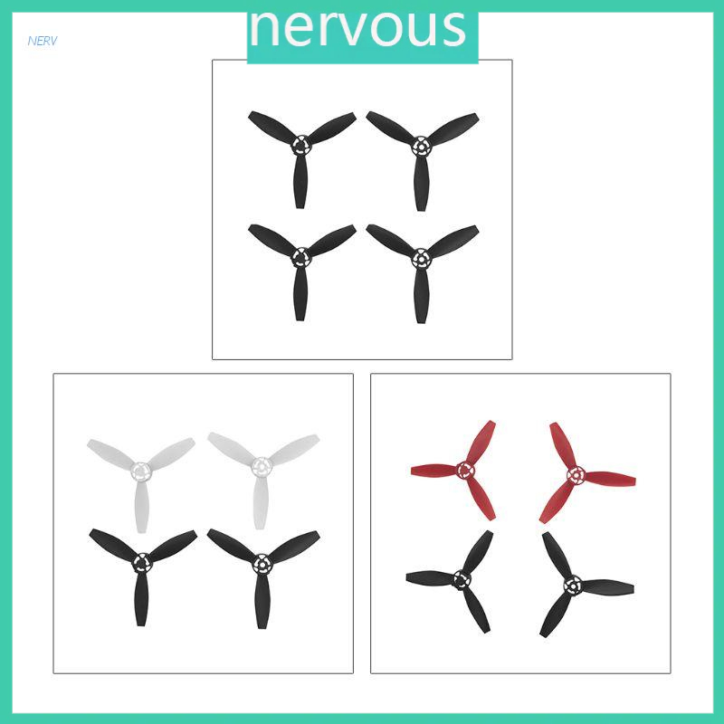 NERV 4Pcs Plastic Propellers Quick Release Prop Blade for Parrot Bebop ...