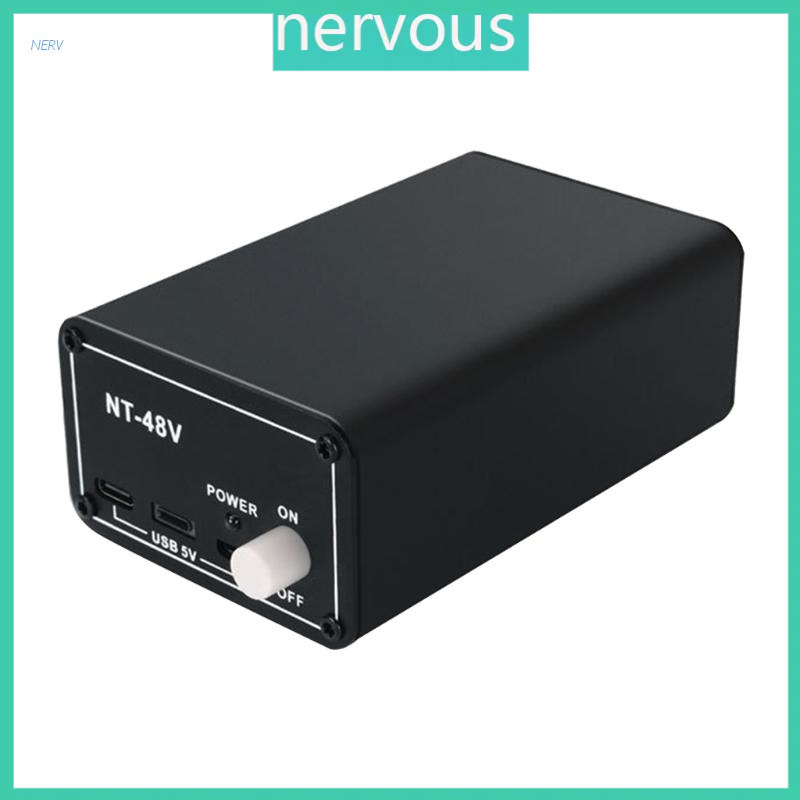 NERV Rechargeable Phantom Power Microphone Equipments 48V Phantom Power ...