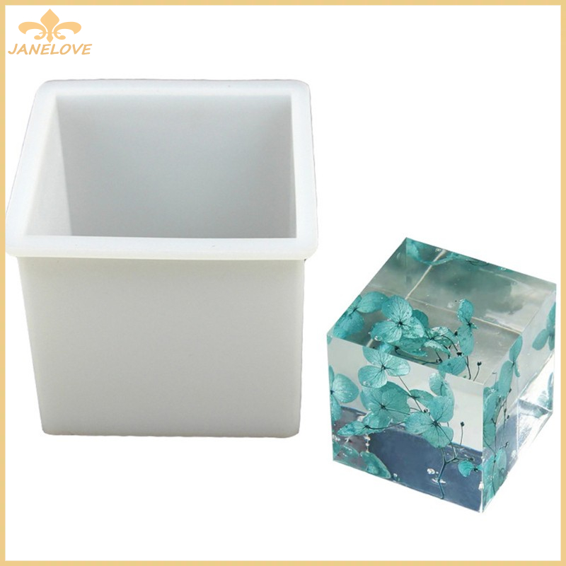 10cm/4" Super Large Cube Square Silicone Mold Resin Casting Jewelry ...