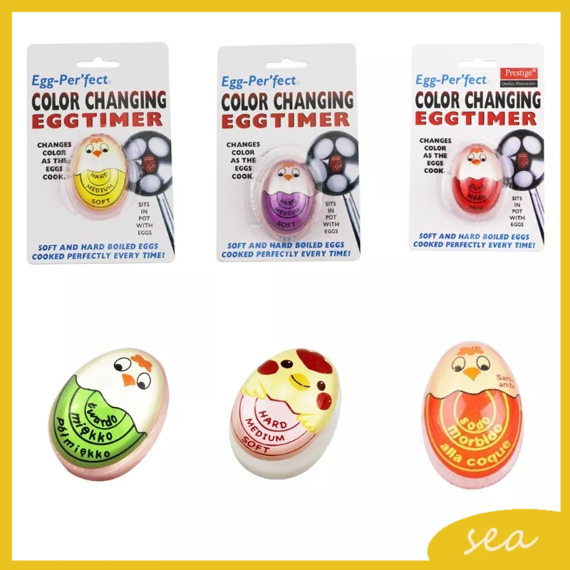 SC Resin Egg Timer Sensitive Hard & Soft Boiled Egg Color Changing ...