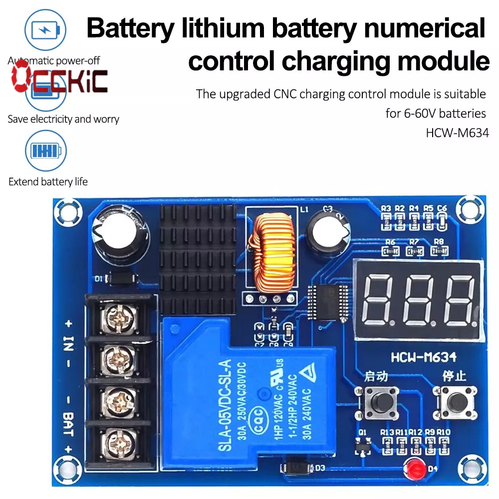 Occkic Battery Lithium Battery Charging Control Module HCW-M634 Digital ...