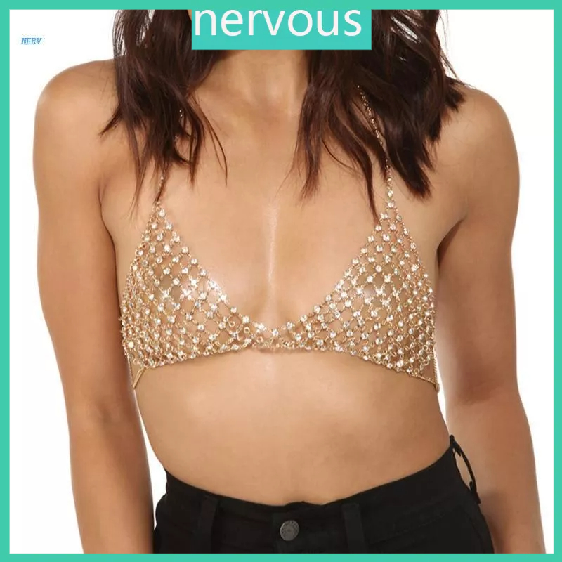 Nerv Sexy Bra Chains Crystal Waist Chain For Rhinestone Body Chain