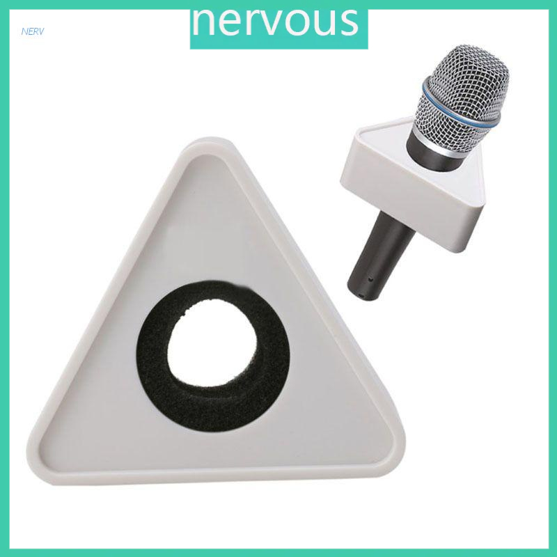 NERV Black Hole Triangular Mic Microphone TV Interview Logo Flag ...