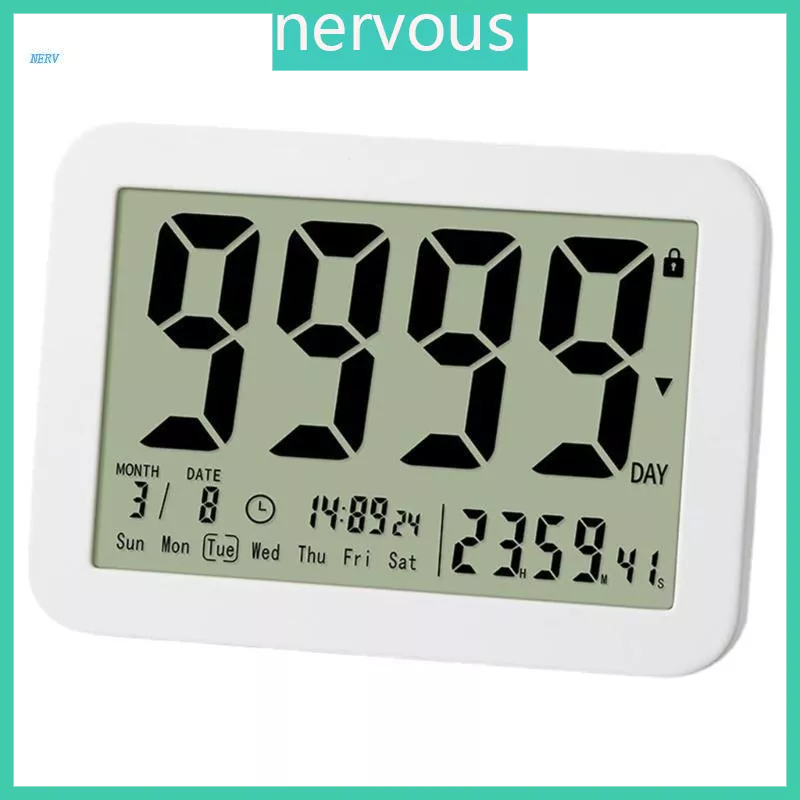 NERV Large Screen Electronic Countdown Digital Timers 9999-Days Count ...