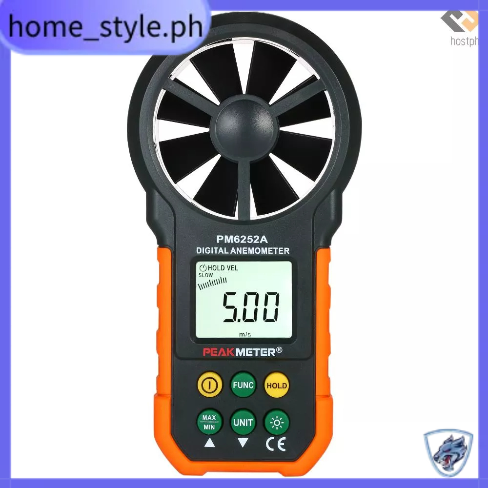 PEAKMETER Handheld Anemometer Portable Wind Speed Meter CFM Meter Wind ...