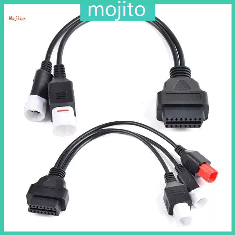 Mojito For Motorcycle 3, 4 And 6 Pin to OBD2 Diagnostic Scanner Tool ...