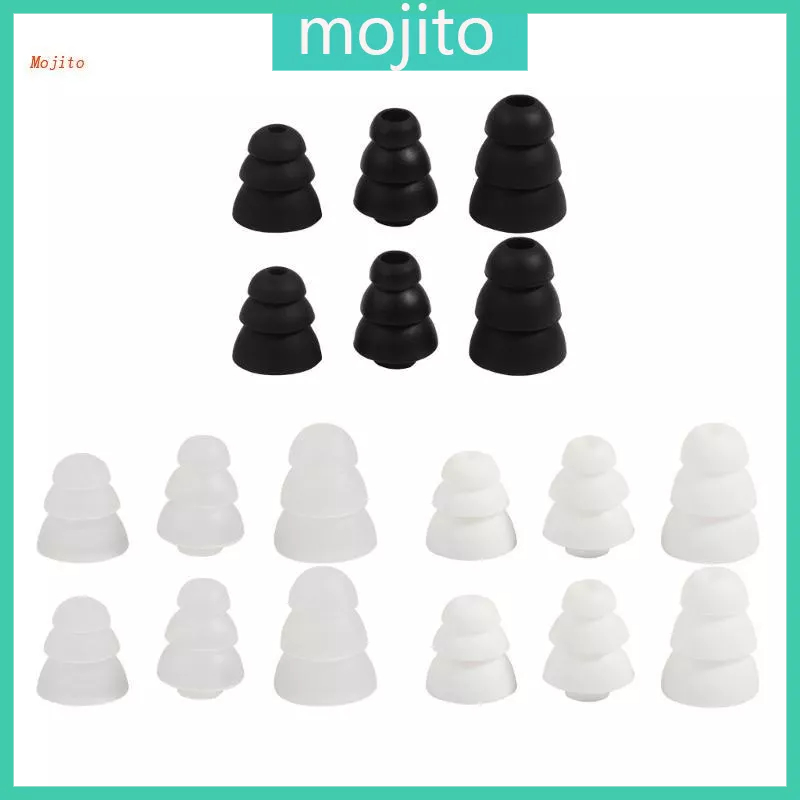 Mojito Triple Flange Earpads Ear Tips Silicone Bud Eartips Inside ...