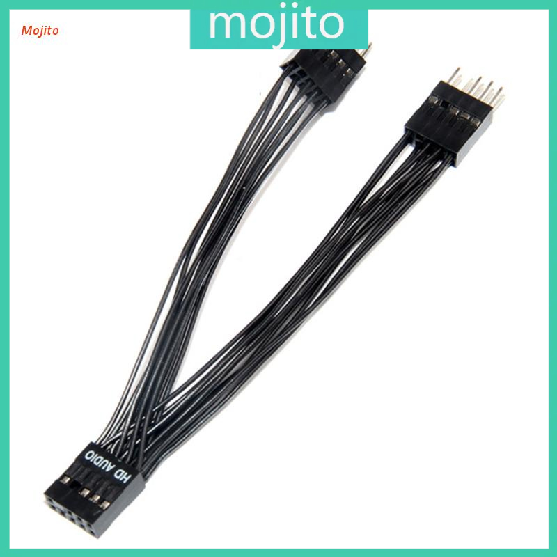 Mojito 10cm USB Motherboard Header Extension Cable 9 Pin Male to Female ...