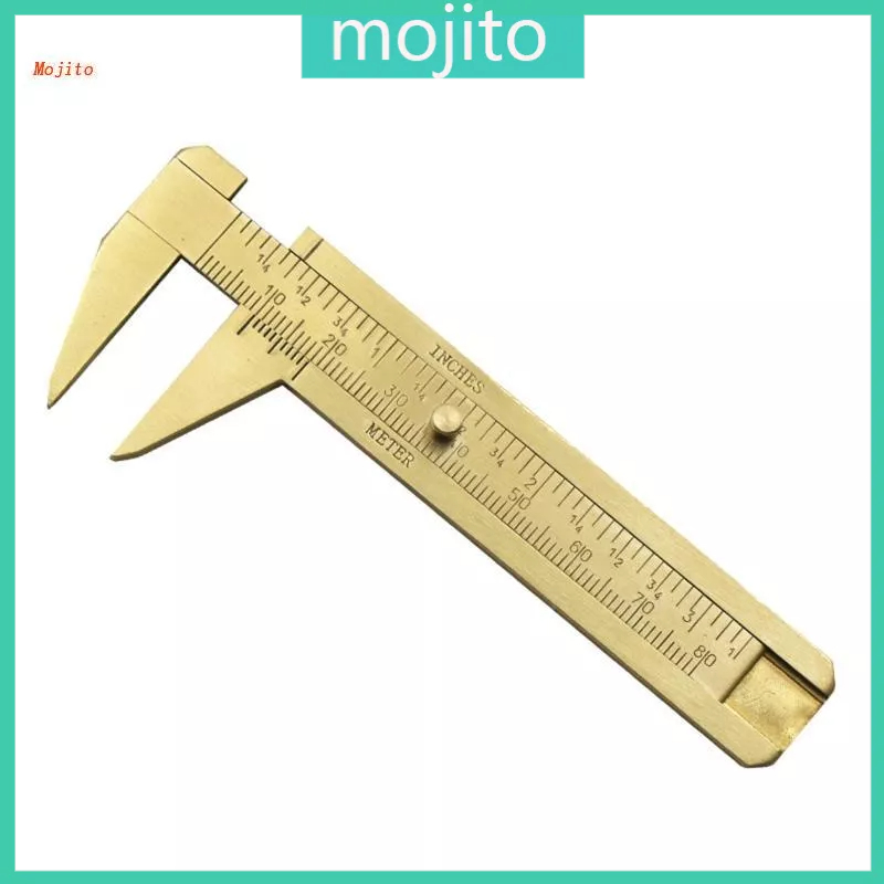Mojito Portable Vernier Caliper Mini Retro Brass Sliding Gauge Sliding ...