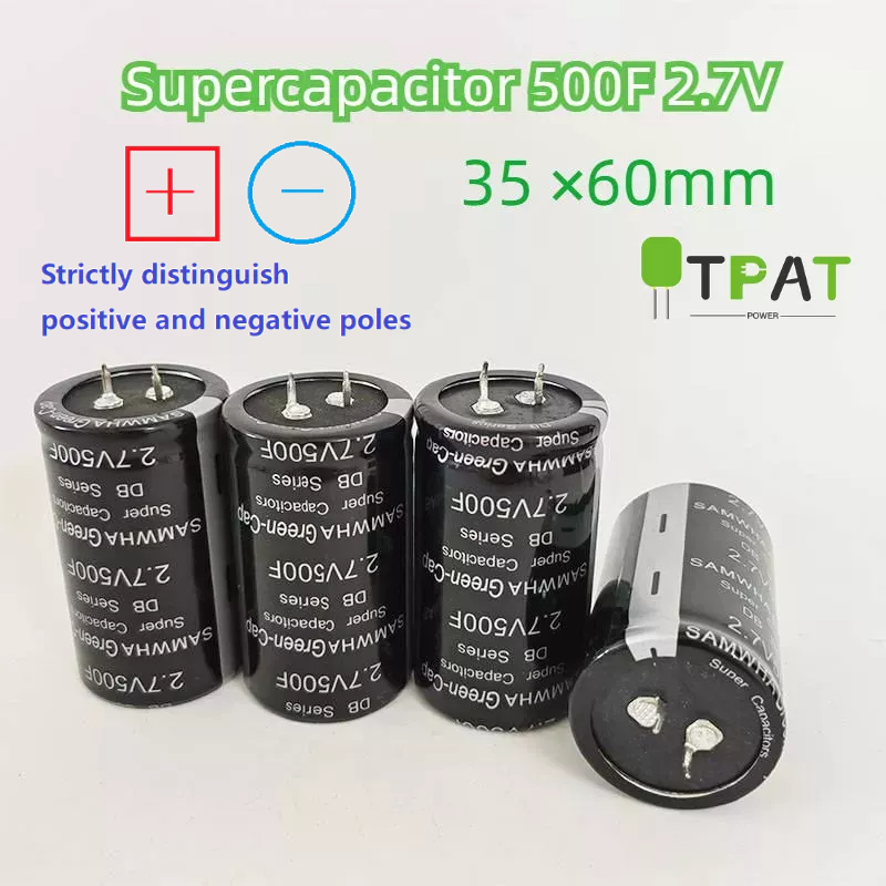 High-quality Super Capacitor 500F 2.7V 35 x 60mm Energy Storage Backup ...